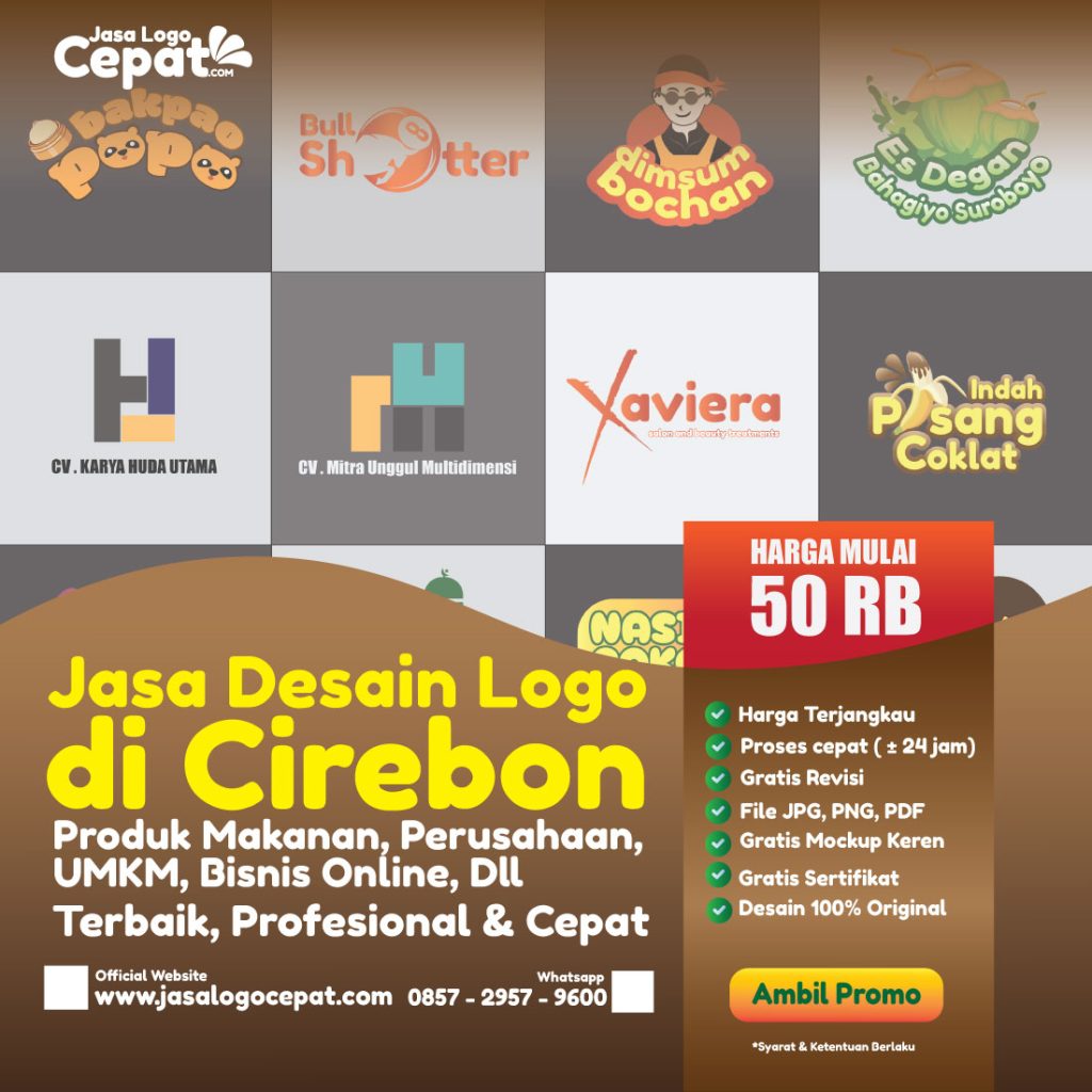 Harga Jasa Desain Logo Cirebon Mulai 50 Ribuan - Jasalogocepat.com