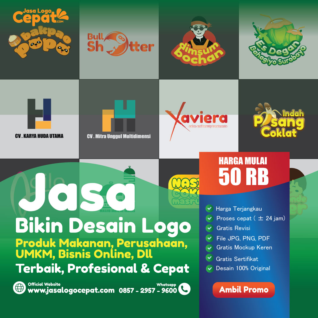 Solusi Jasa Bikin Desain Logo Terdekat Mulai 50ribu - Jasalogocepat.com