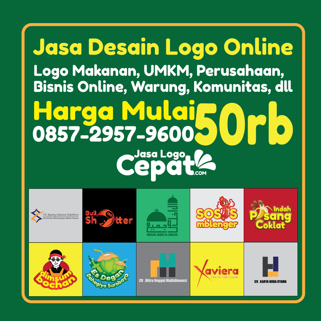 Jasa Desain Logo Online Harga Mulai 50rb - Jasalogocepat.com