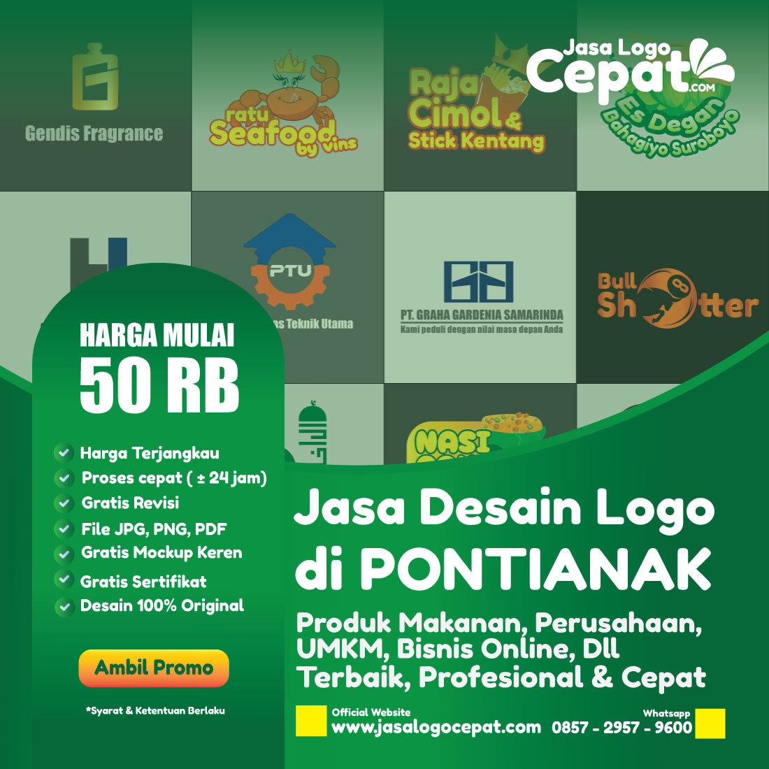 Terbukti Desain Logo Eksklusif Di Pontianak Mempercepat Brand Awareness ...