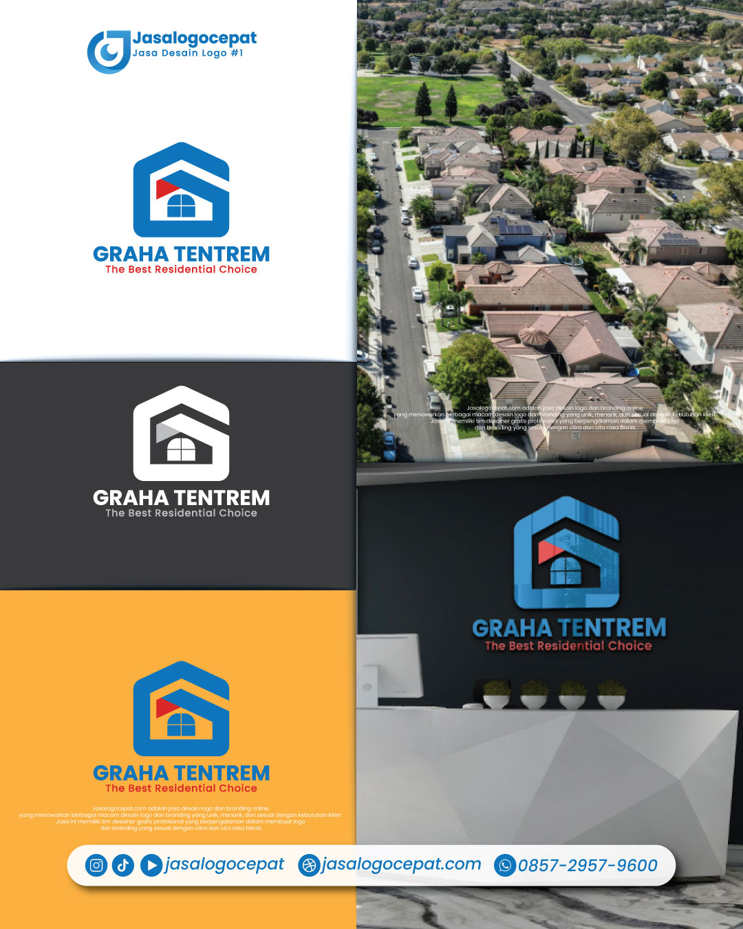 681# GT: Desain Logo Perumahan Mewah - Jasalogocepat.com