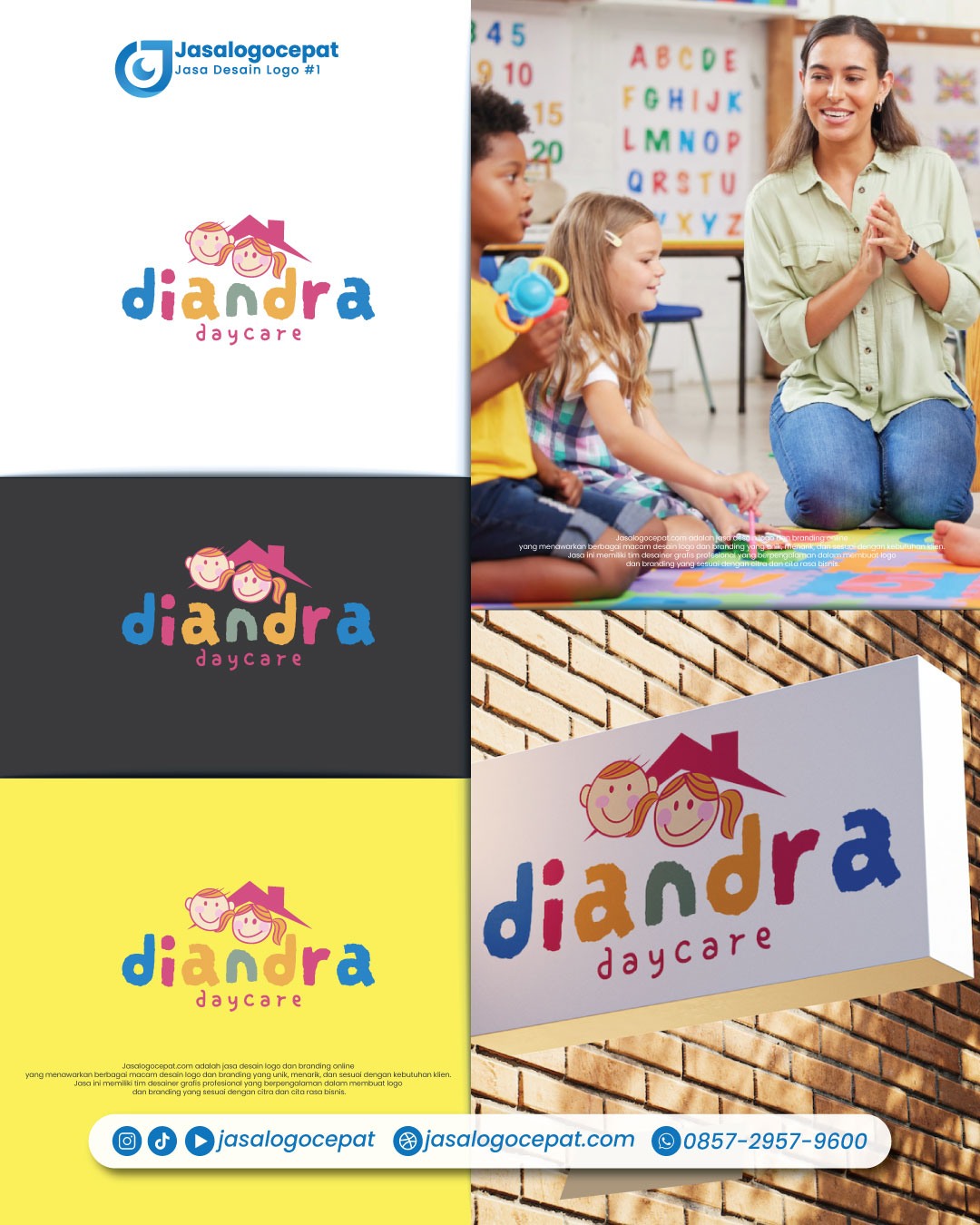 2651# Diandra : Modern Logo Daycare Centre Images - Jasalogocepat.com